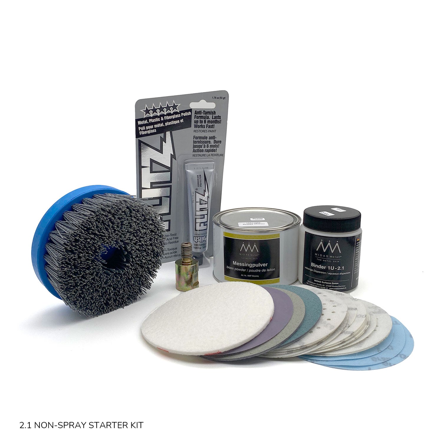 FauxBrushes.com MIDAS Metall® Starter Kit