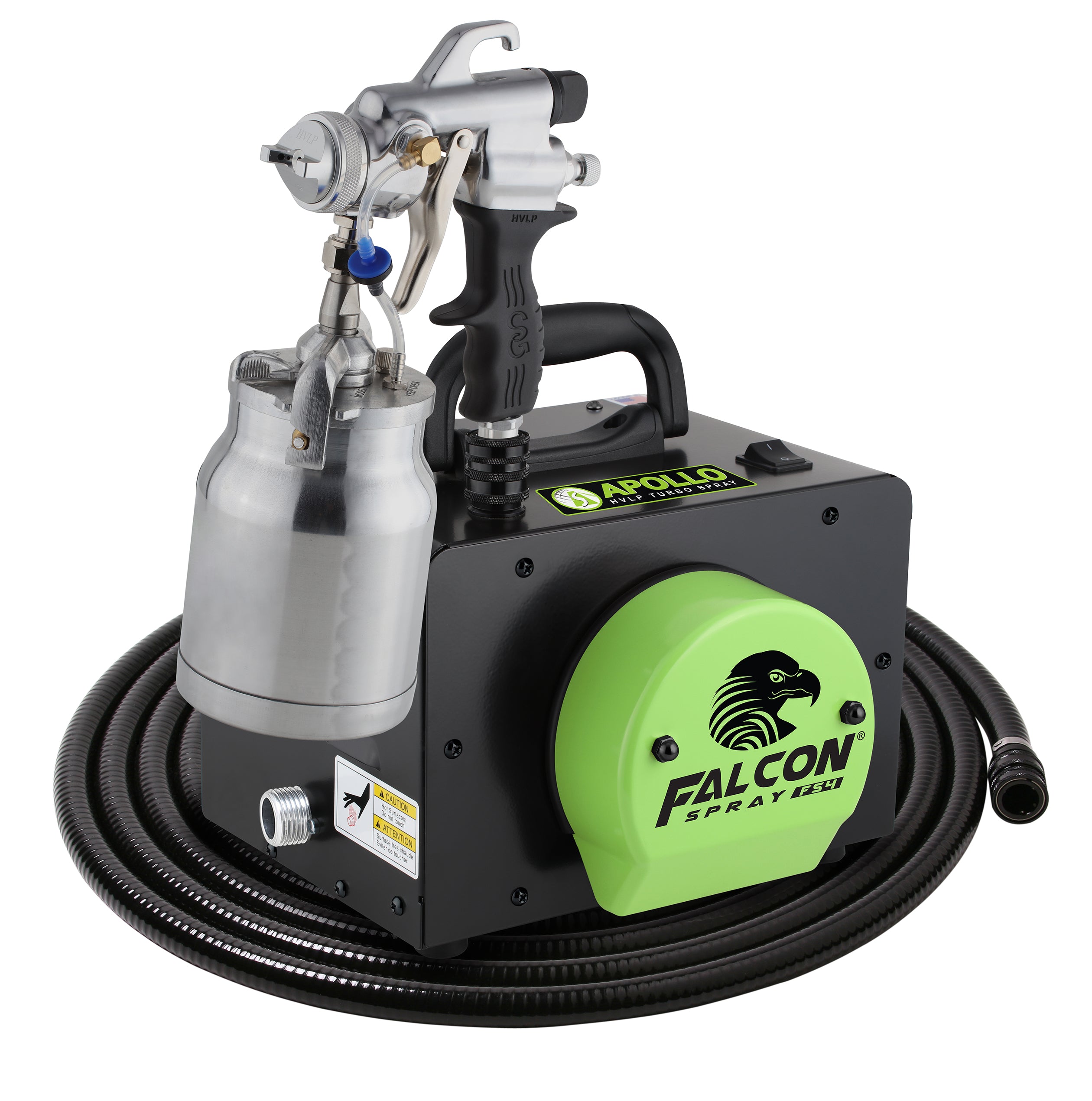 Falcon® FS4 | Apollo HVLP Turbo Spray TrueHVLP™with E7000 Spray Gun ...