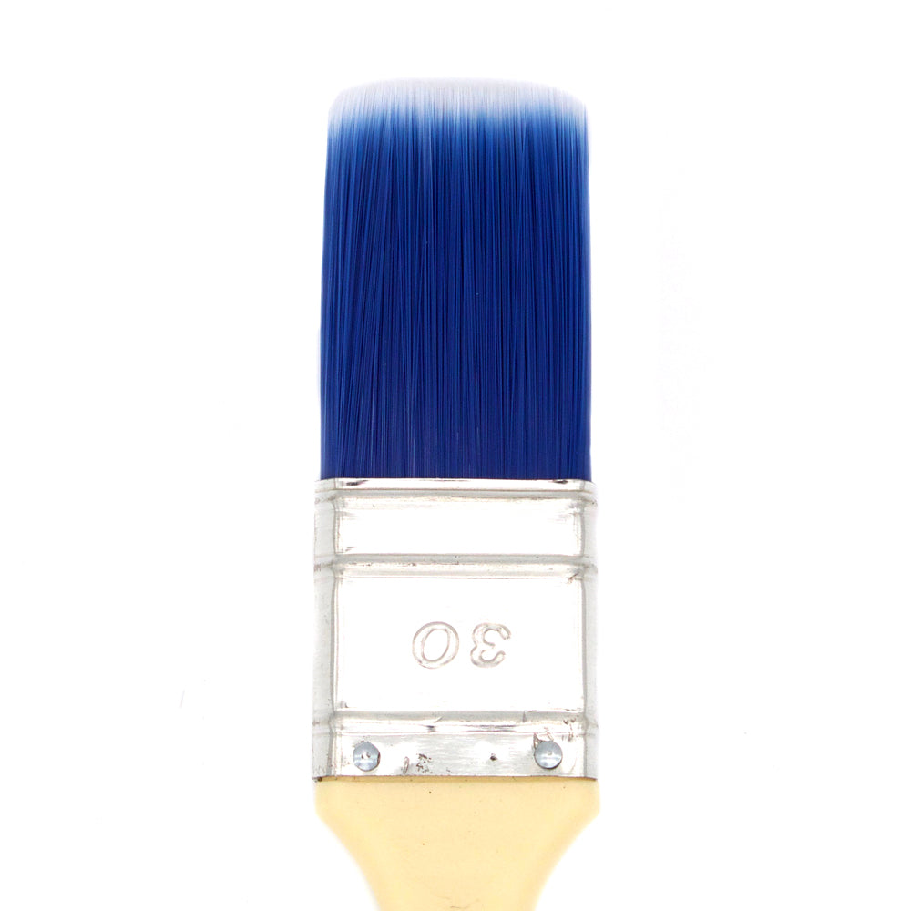 FauxBrushes.com Square Slim Blue Paint Brush (Bluetop)