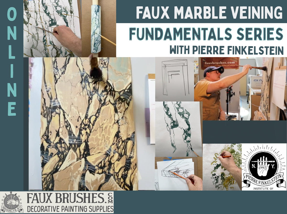 Faux Marble Veining Fundamentals Series with Pierre Finkelstein ...